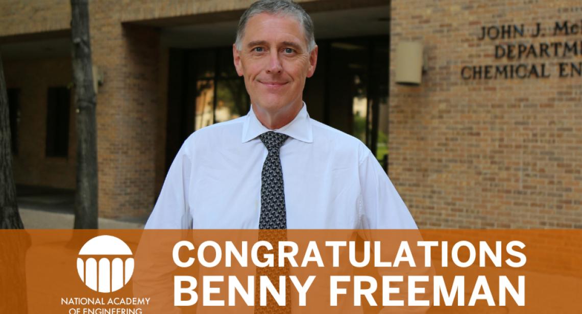 Professor Elected to National Academy of Engineering | Membrane ...